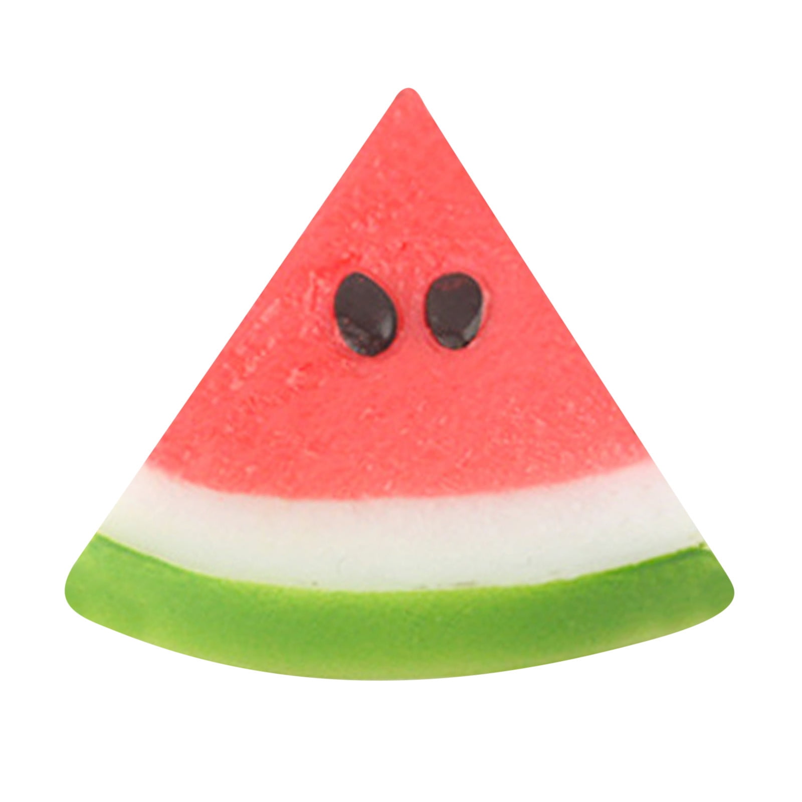 Pompotops Artificial Plastic Red Watermelon Slice Realistic Fruit ...