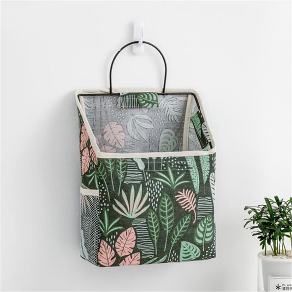 Pompotops Bathroom Hanging Bag Storage Bag Wall-Mounted Fabric Desktop Storage Bag - Walmart.com