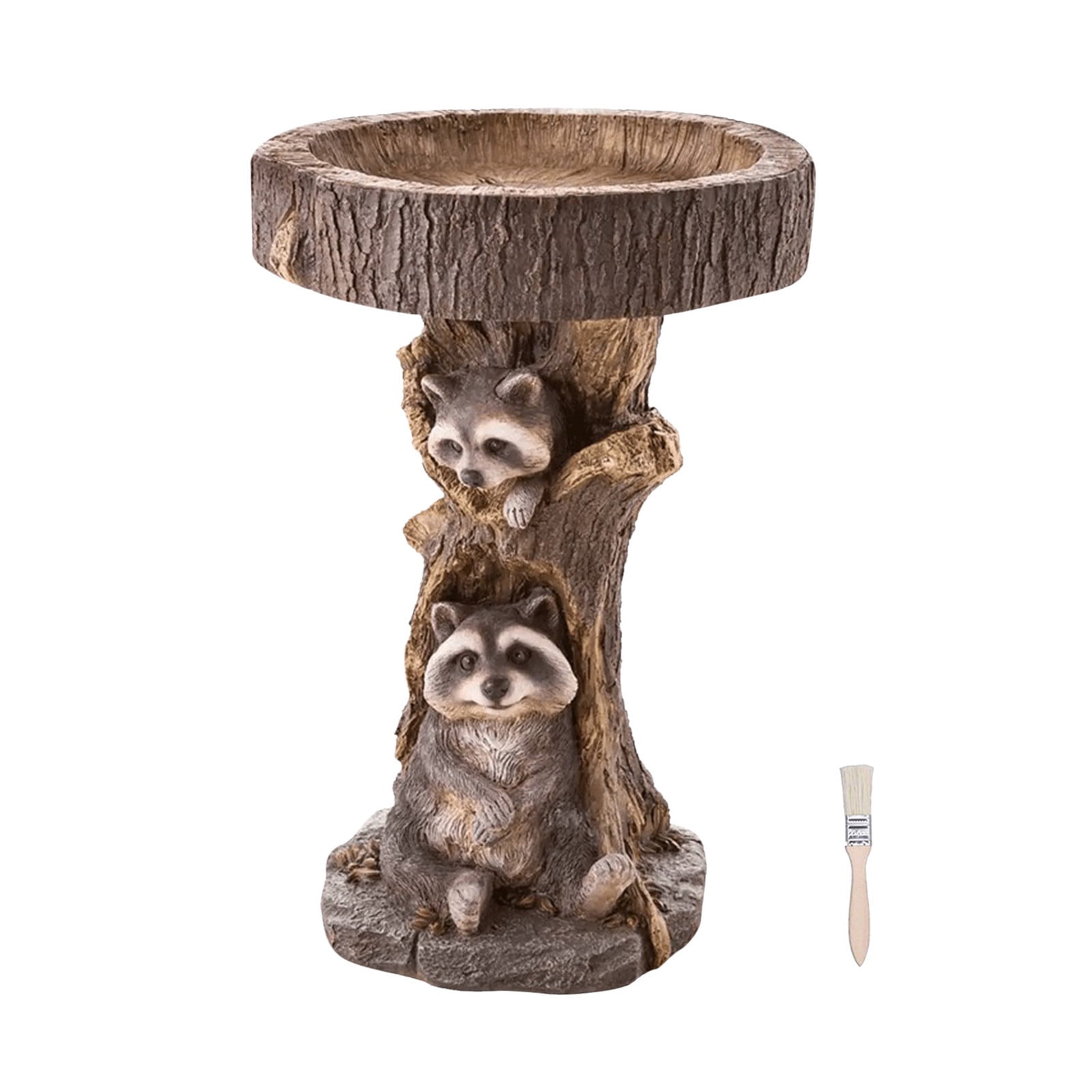 Pompotops Bird Feeders Outdoor Garden Statue Resin Crafts ...