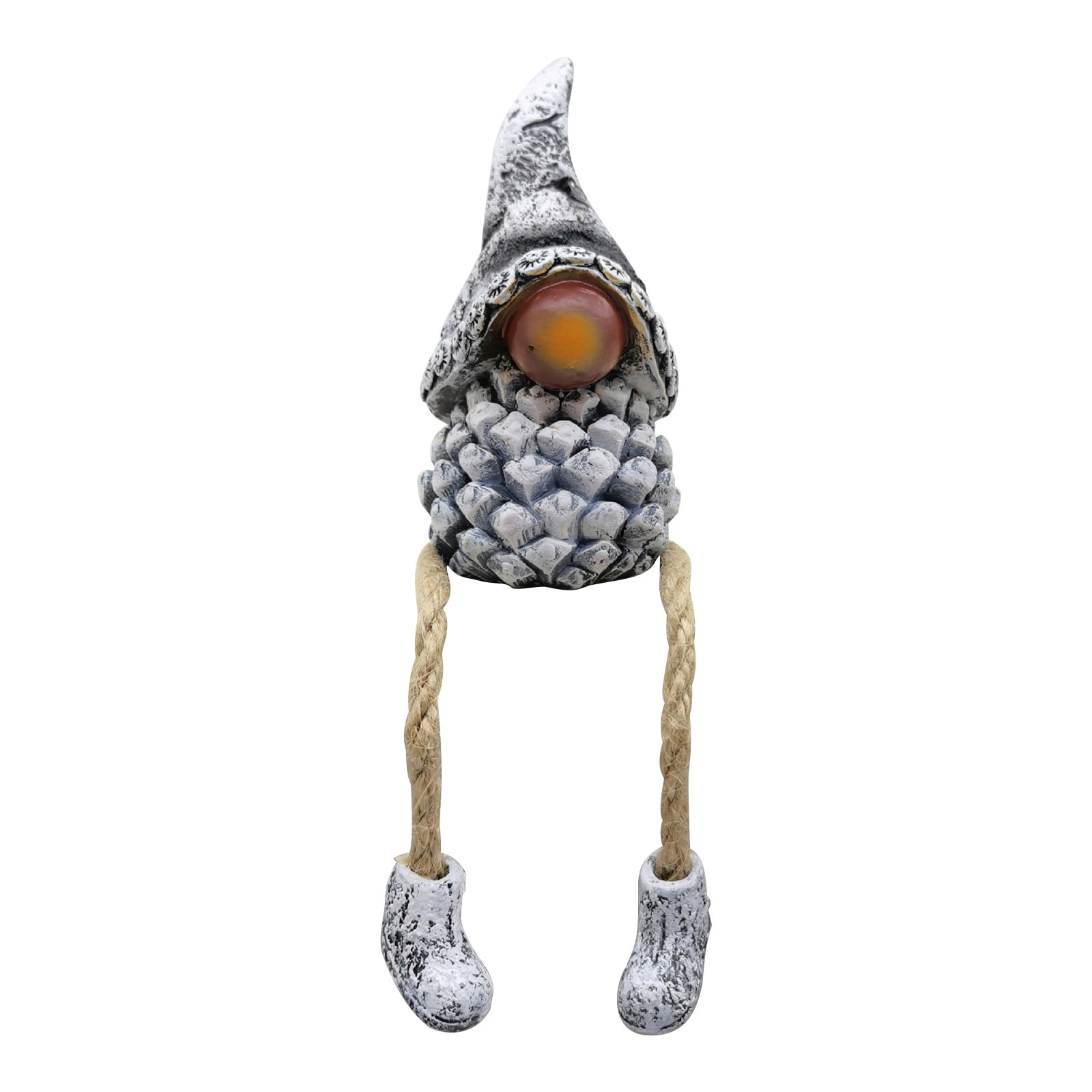 Pompotops Christmas Tabletop Long - Leg Sitting Gnome Dwarf Statue ...