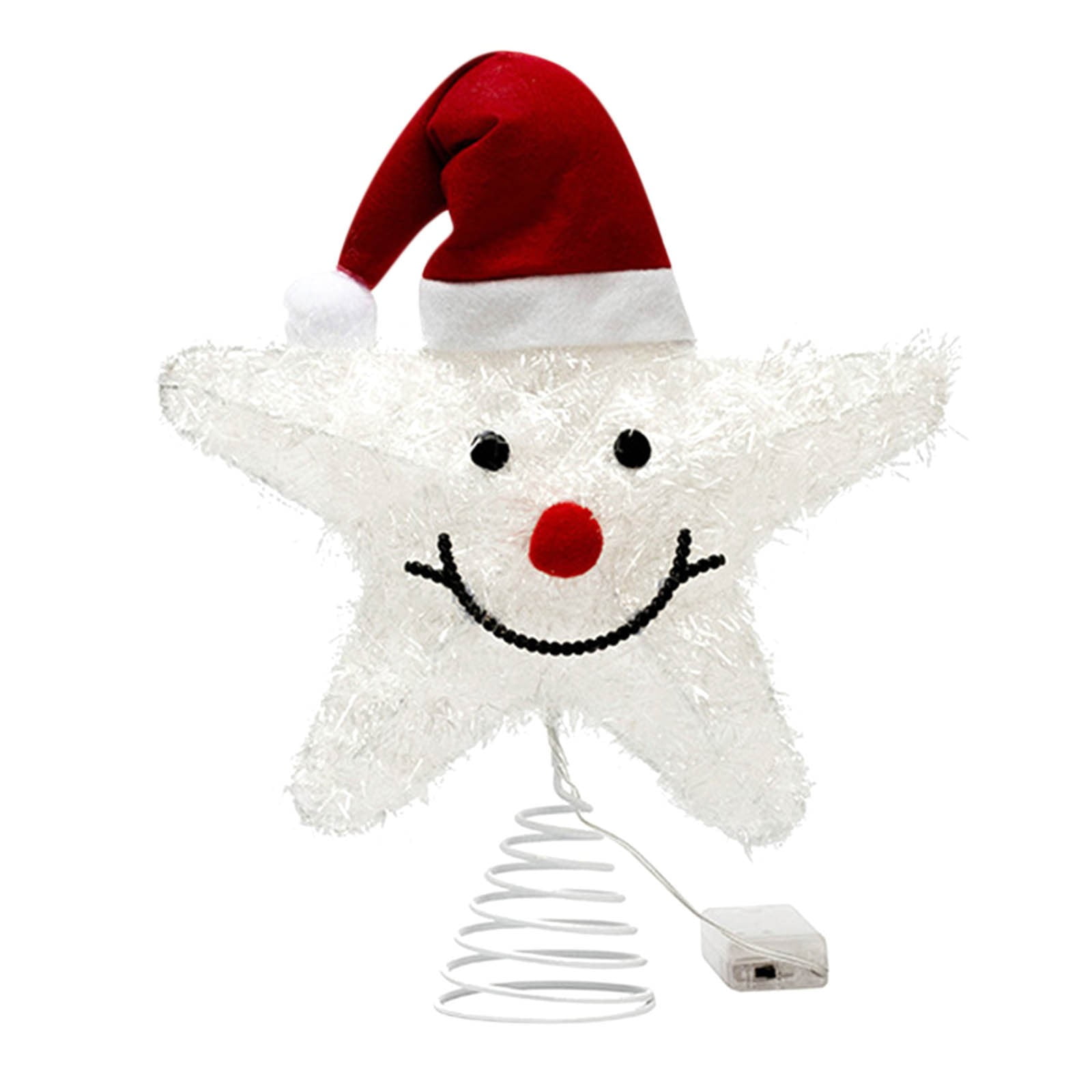 Pompotops Christmas Tree Topper Star Five-pointed Star Straight Line ...