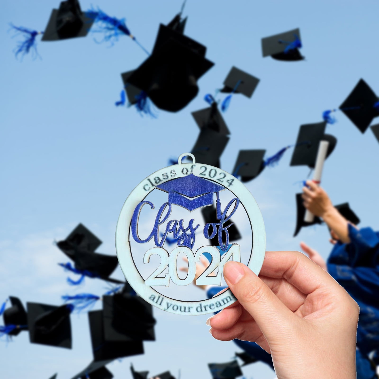 Pompotops Clearance Sales 2024 Graduation Wooden Medal Pendant ...