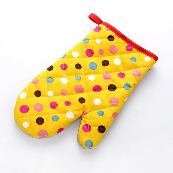 Insulated Oven Gloves,Pot Oven Pad Gloves Proof Microwave Protected Dot ...