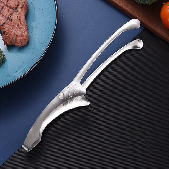 Pompotops Clearance Sales Stainless Steel Food Clip Kitchen Food ...