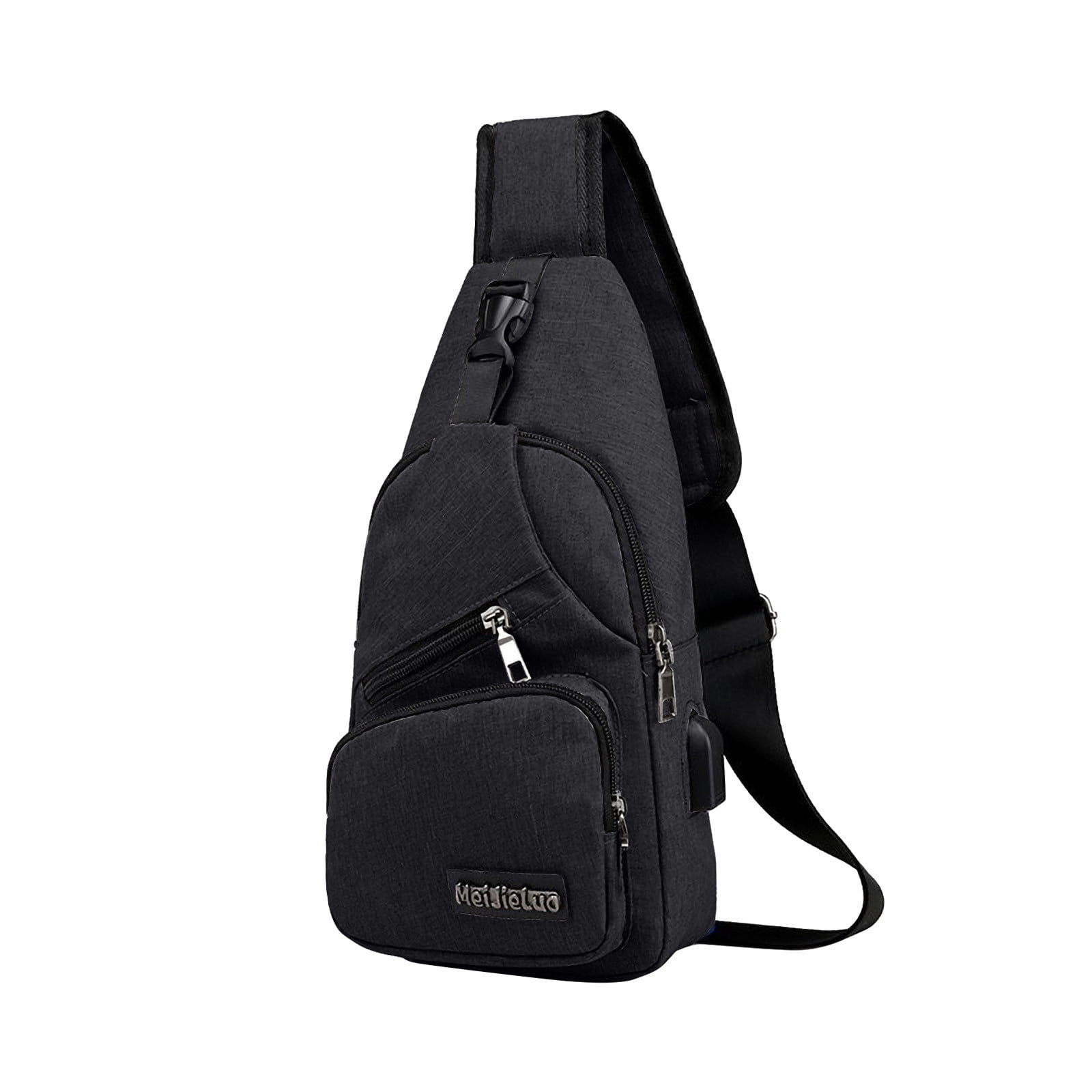 Pompotops Crossbody Sling Chest Backpack, Waterproof Strap Bag ...