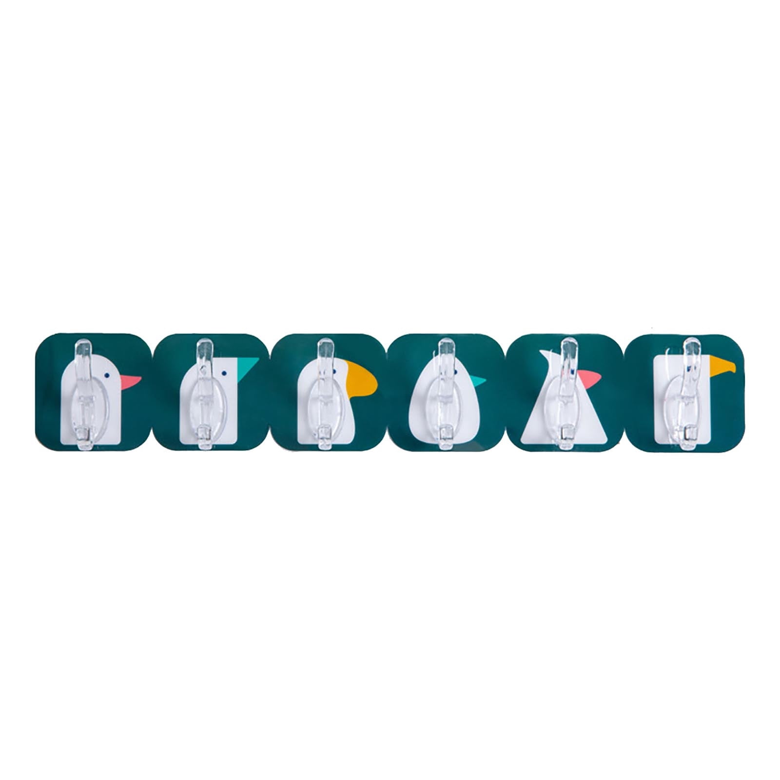 Pompotops Cutable Hook Free Punching Strong Adhesive Bathroom Wall ...