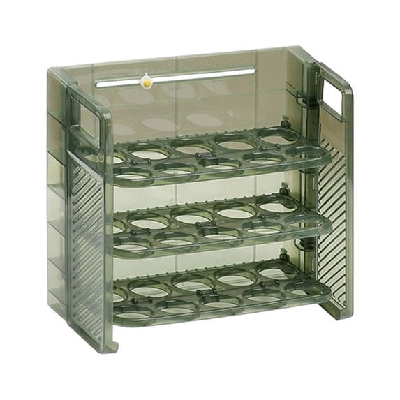Pompotops Egg Holders for Refrigerator, Record Storage Date Eggs ...