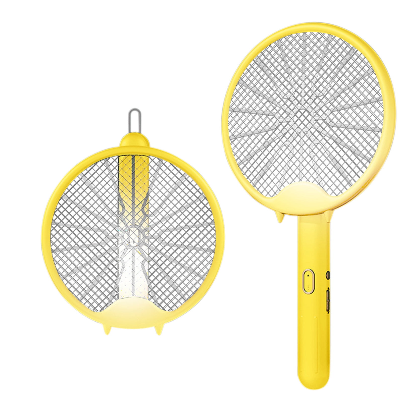 Pompotops Electric Mosquito Swatter Two-in-one Rechargeable Household ...
