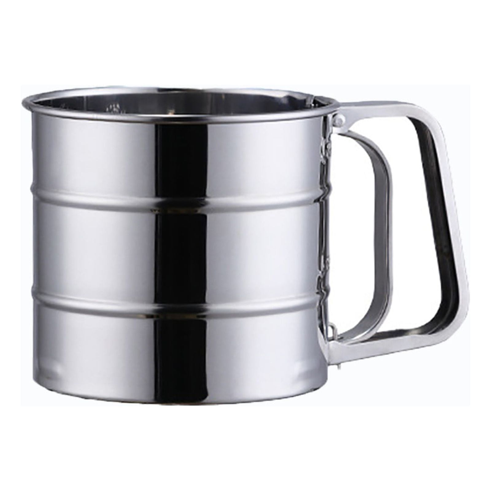 Pompotops Flour Sifter for Baking, Stainless Steel Mechanical Mesh ...