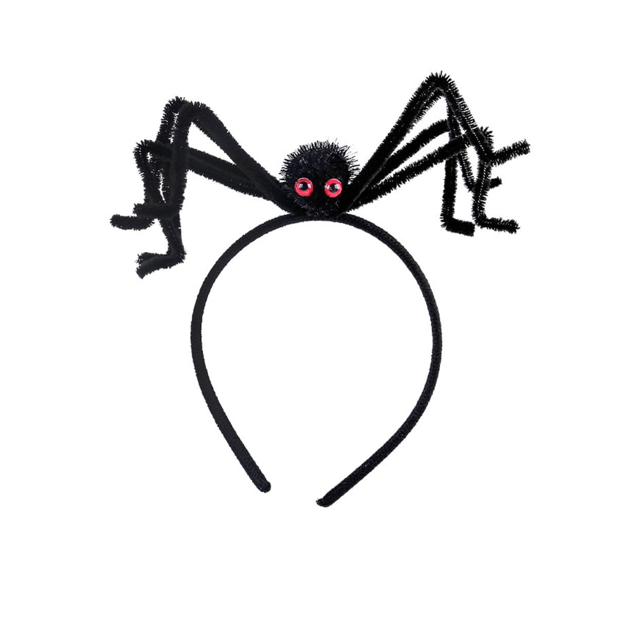 Pompotops Halloween Spooky Hair Bands Holiday Party Prom Dress Up Plush ...