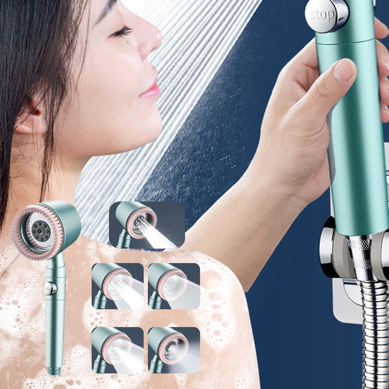 Vikakiooze High Pressure Shower Head, Handheld Showerhead With Carbon ...