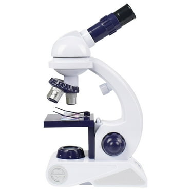 AmScope 120X-1200X 52-pcs Kids Beginner Microscope STEM Kit with Metal ...