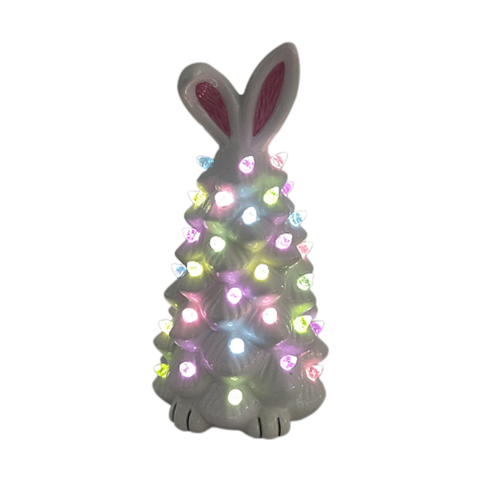 Vikakiooze Lighted Up Bunny Tree Easter Decorations for Indoor Spring ...