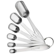 Amco Heavy Duty 6-piece Stainless Steel Measuring Spoon Set, TSP ...
