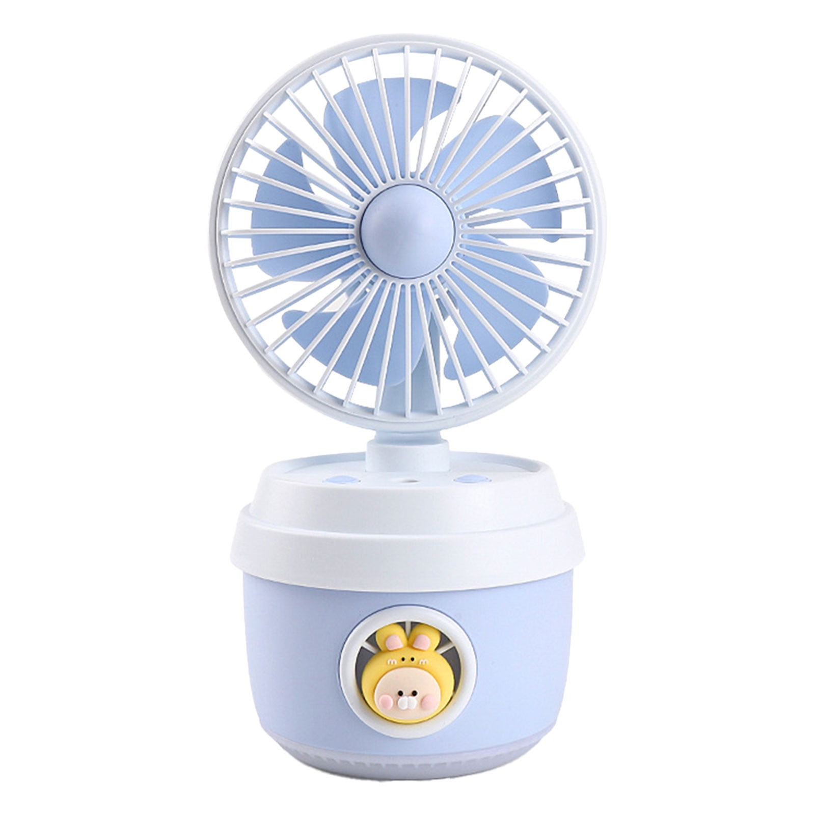 Pompotops Misting Spray Fans, Portable Electric Fan Rechargeable Water ...