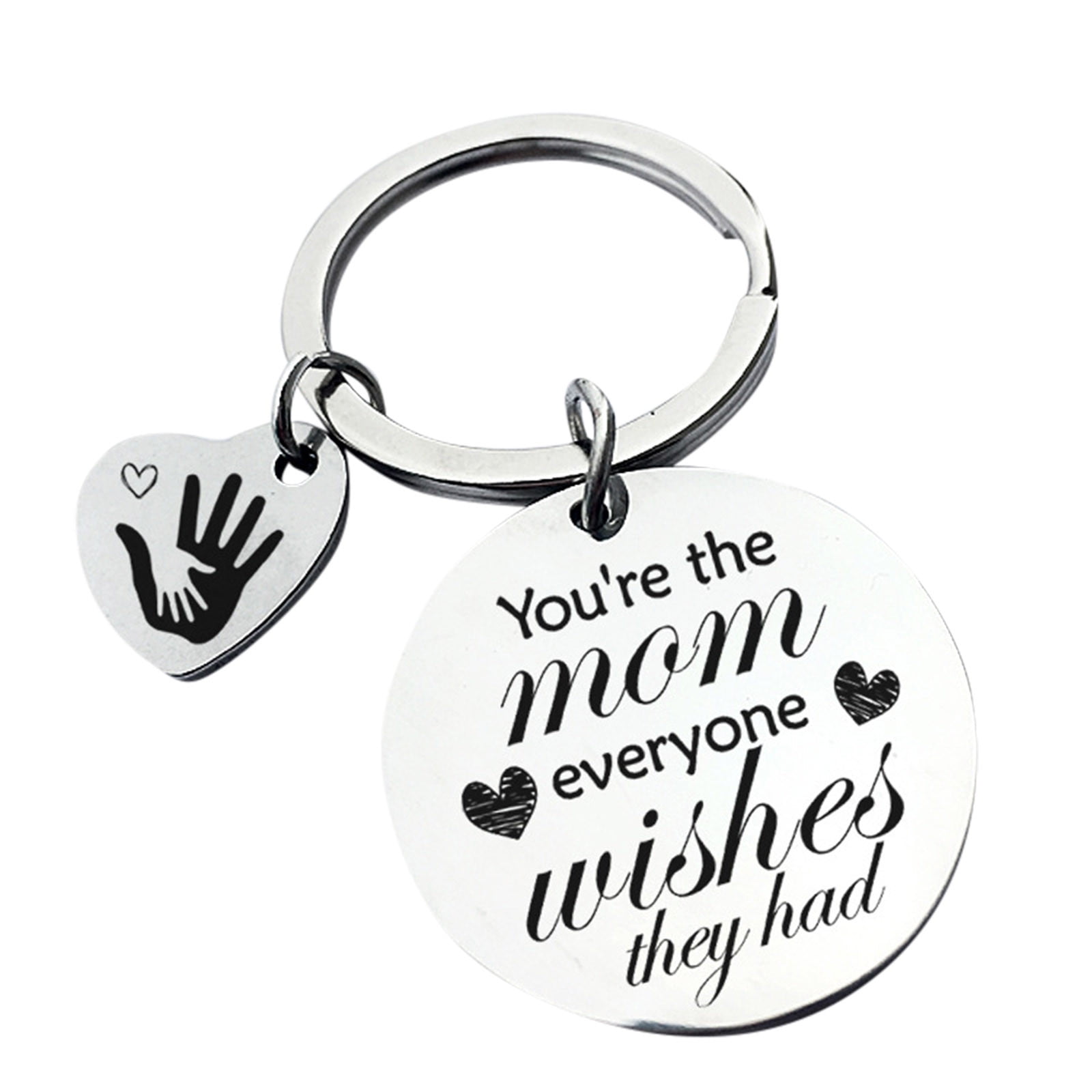 Pompotops Mother Daughter Gift Keyring Keychain Mum Keyring Daughter ...