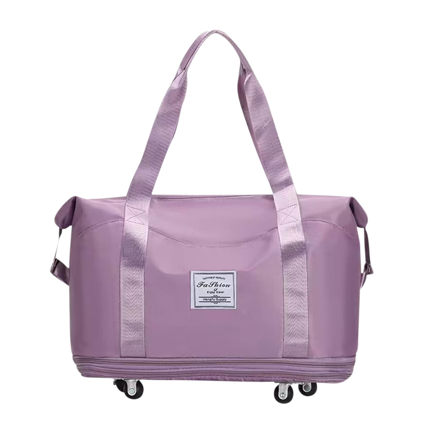 Pompotops Portable Large Capacity Folding Luggage With Wheels,Expansion ...