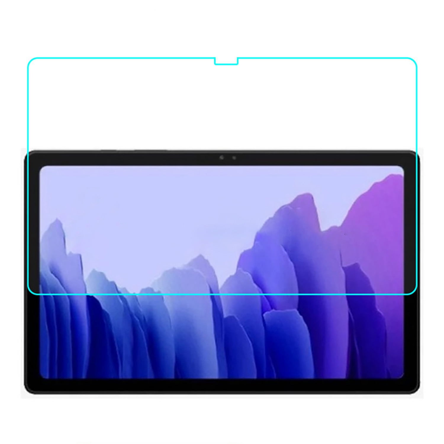Pompotops Screen Protector Tempered Glass for Galaxy Tab A7 10.4 SM ...