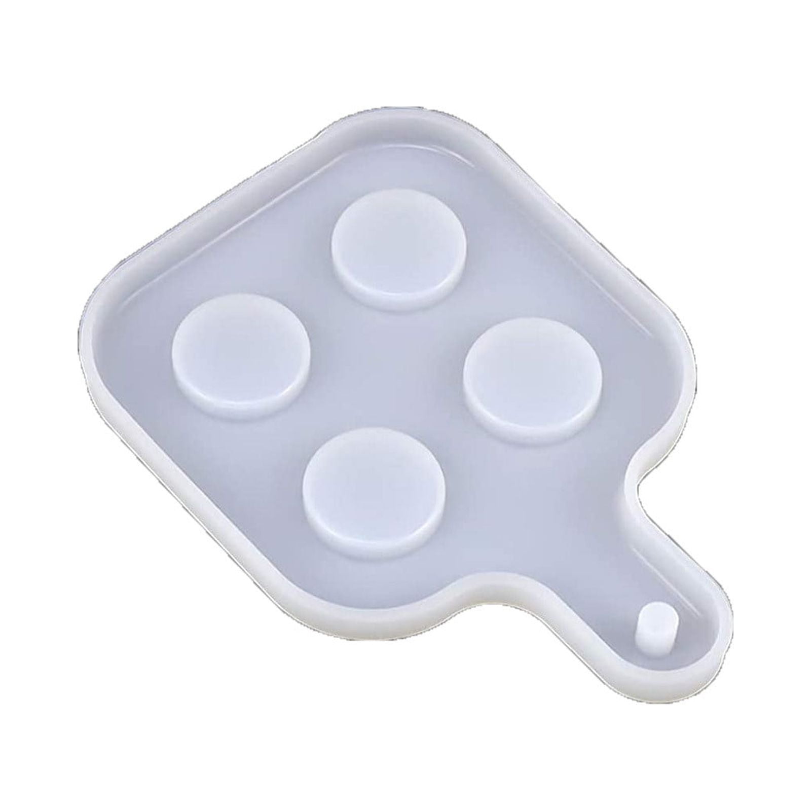 Pompotops Shot Glass Serving Tray Resin Mold Holes Silicone Wine Glass ...