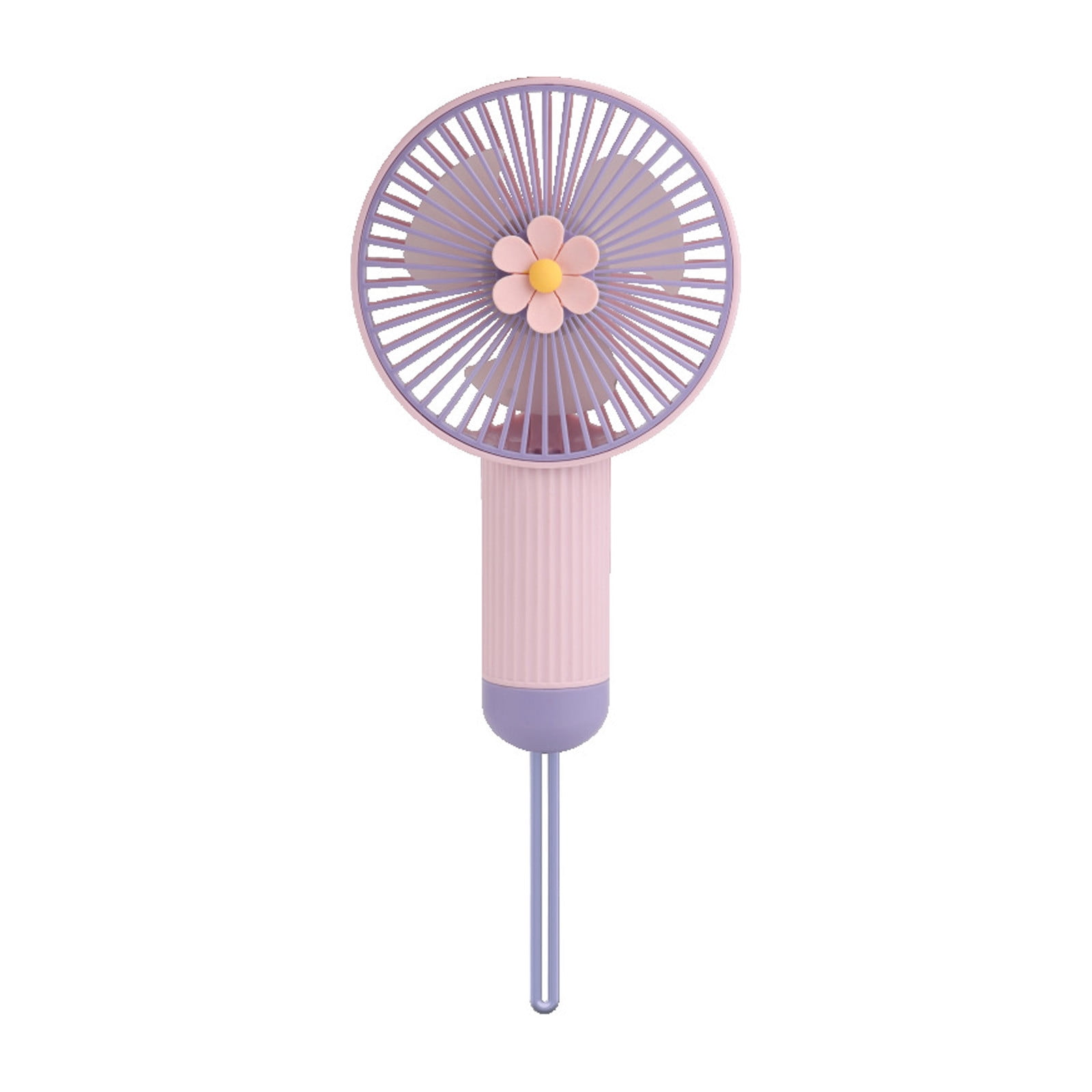 Pompotops Smart Handheld Small Fan Cartoon Clear Small Flower 3 USB ...