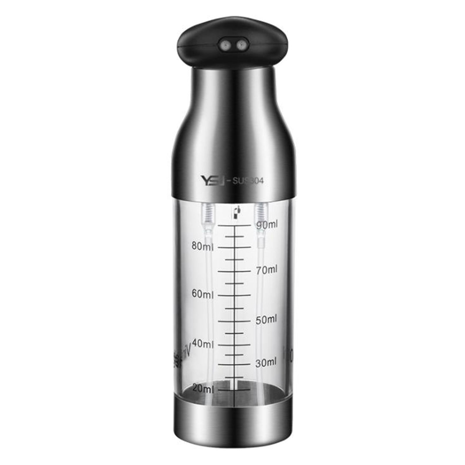 Pompotops Stainless Steel Push-type Oil Spray Bottle Barbecue Double ...