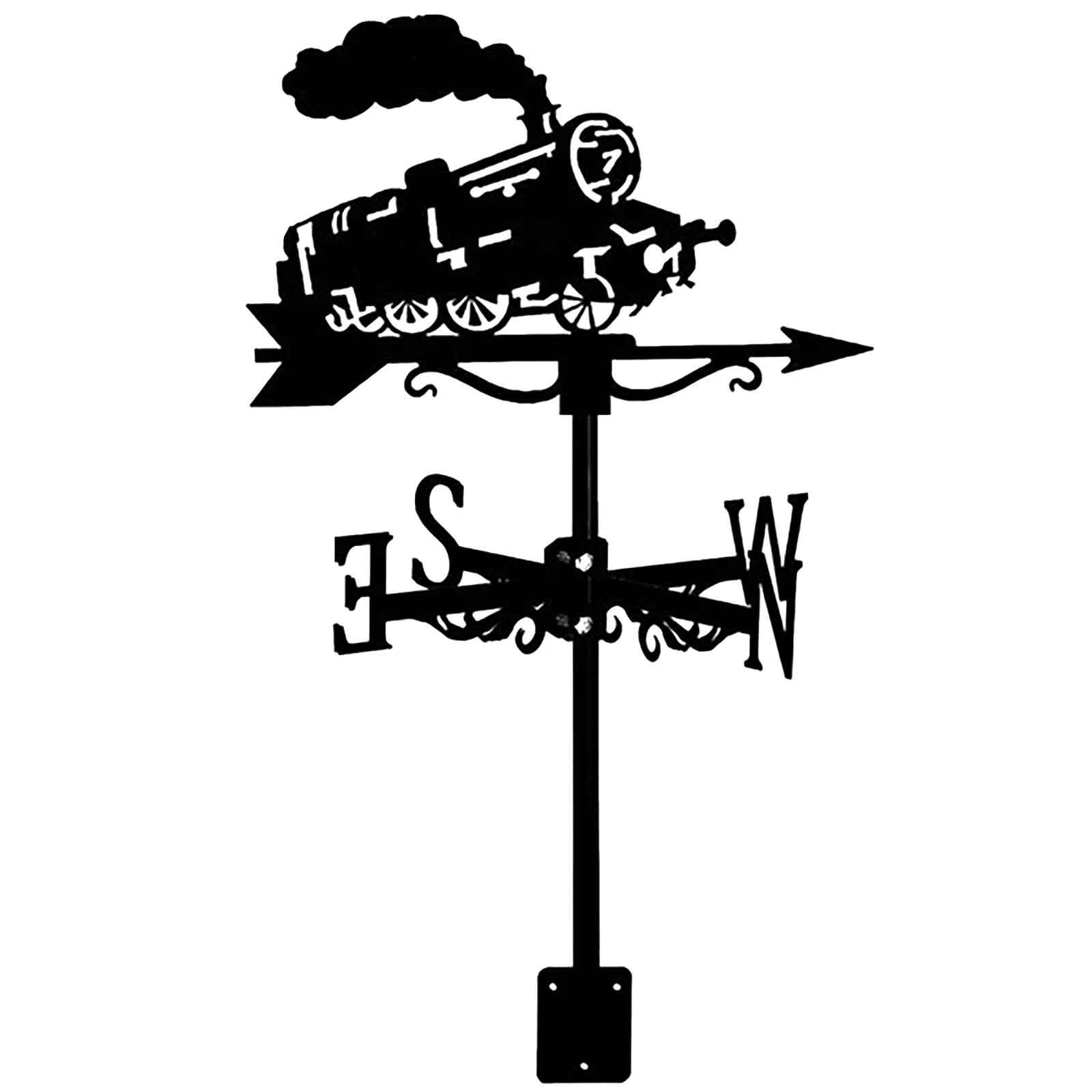 Pompotops Steam Train Wind Vanes for Outside Silhouette Of New Steam ...
