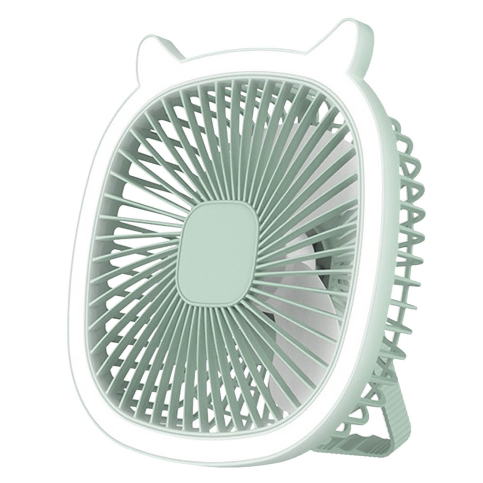 Pompotops Summer Supplies 2 In 1 Desk Lamp Fan Wall Mounted USB Desktop ...