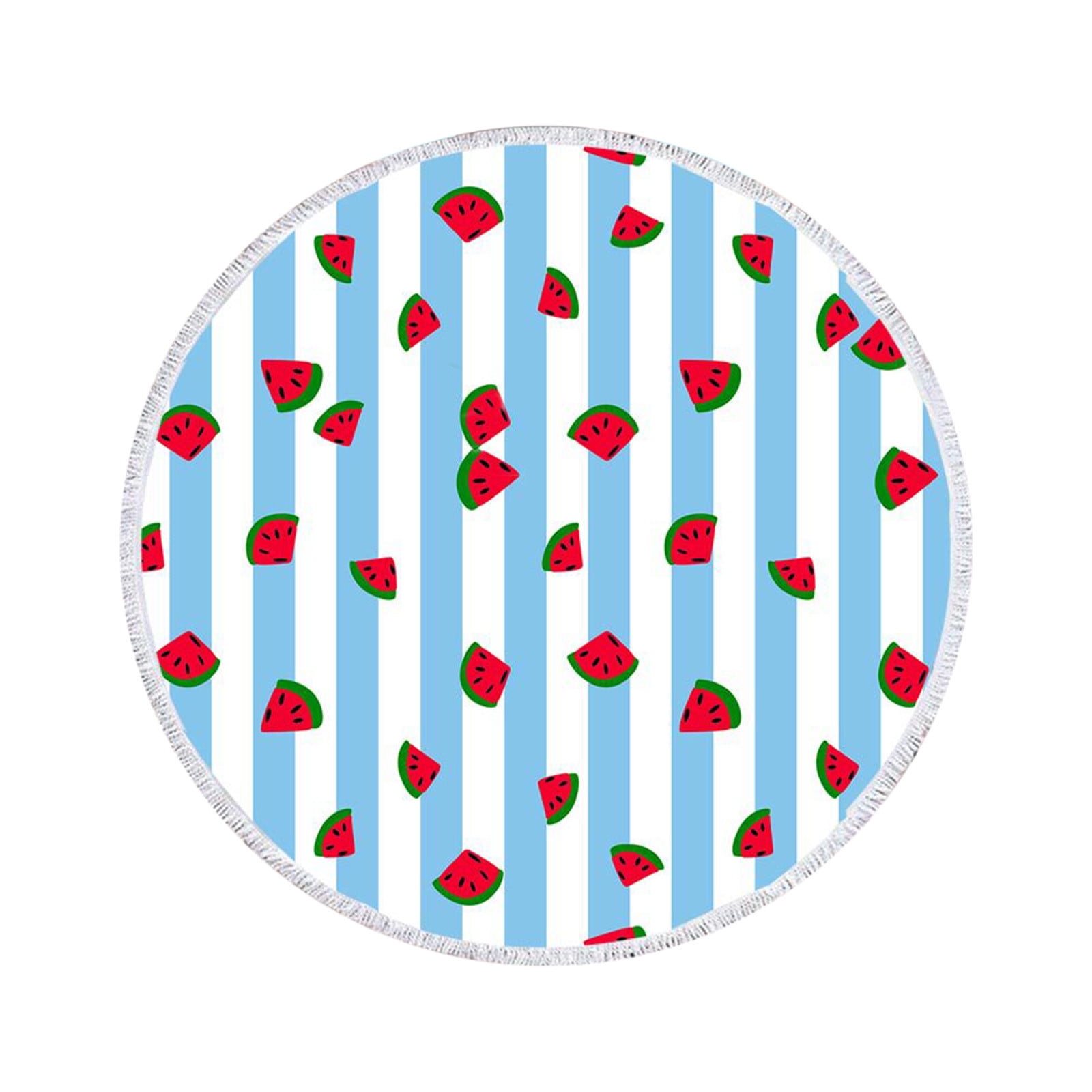 Pompotops Tropical Fruit Circular Beach Towel 59 Inch Extra Large ...