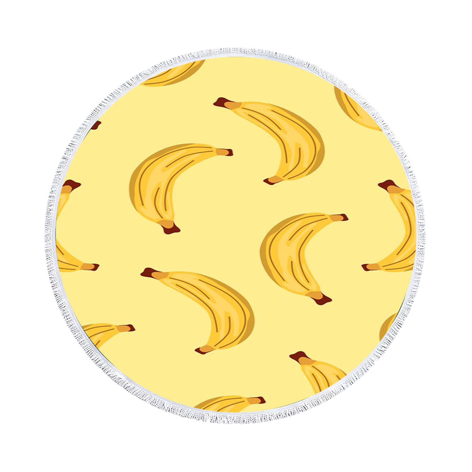 Pompotops Tropical Fruit Circular Beach Towel 59 Inch Extra Large ...
