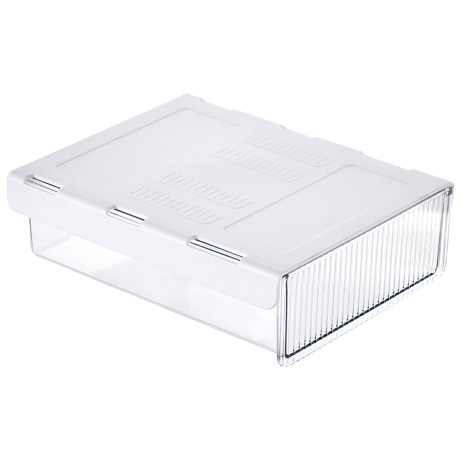 Pompotops Under Desk Drawer Organizer, Self-Adhesive Under Desk Storage ...