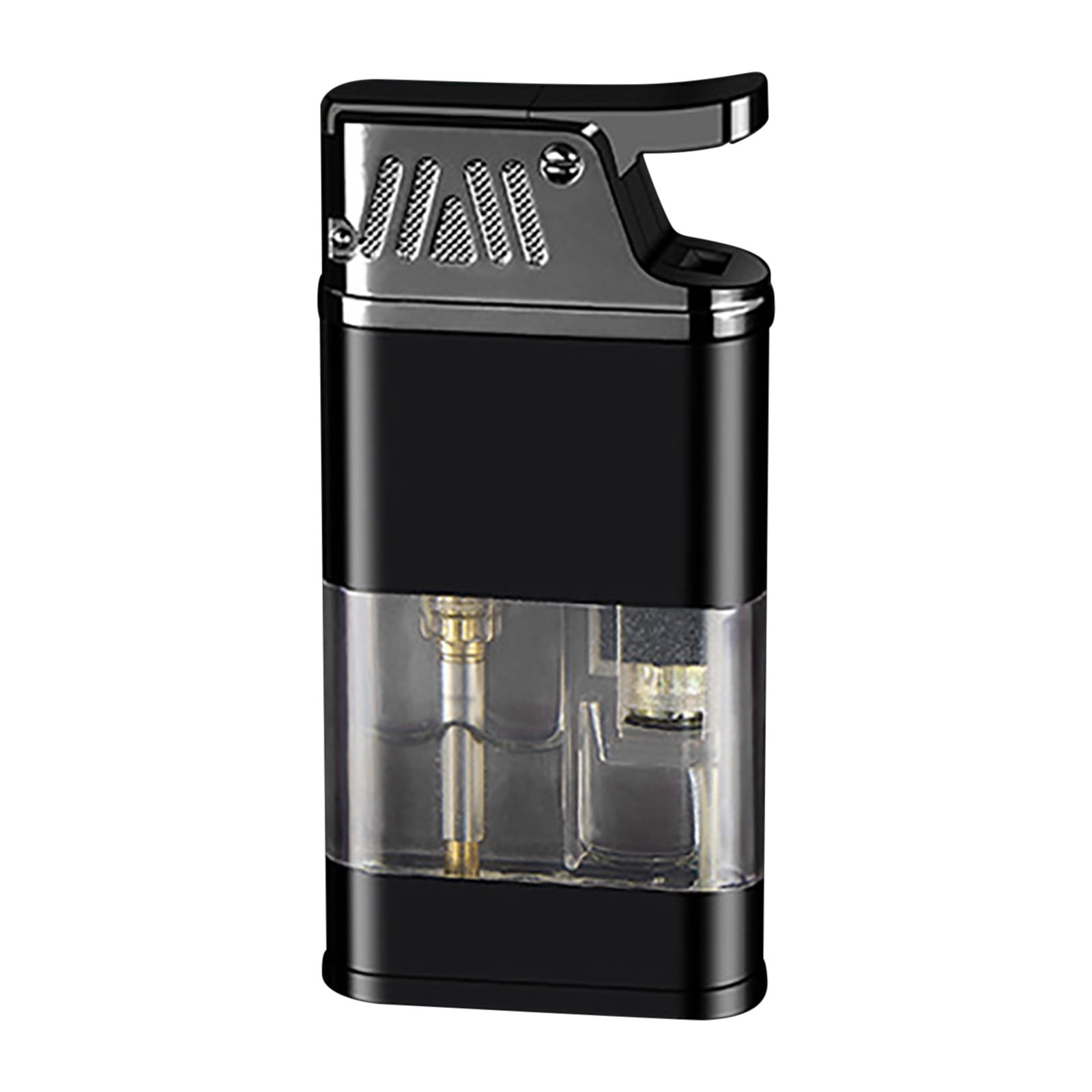 Pompotops Vintage Butane Torch Lighter Windproof Butane Lighter Torch ...