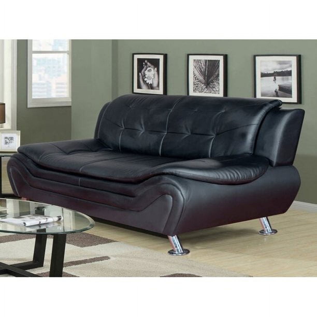 PonLiving Benny 77.5'' 3 Pieces Living Room Sofa Set, Armrest Chairs ...