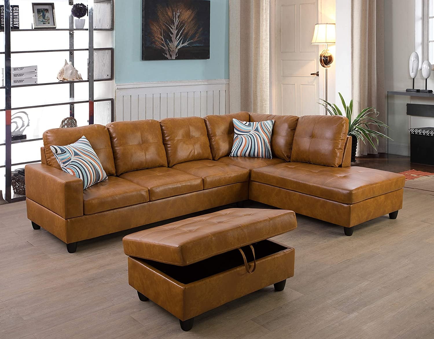 PonLiving Furniture Furniture Sectional Sofa Set, Living Room Sofa Set ...