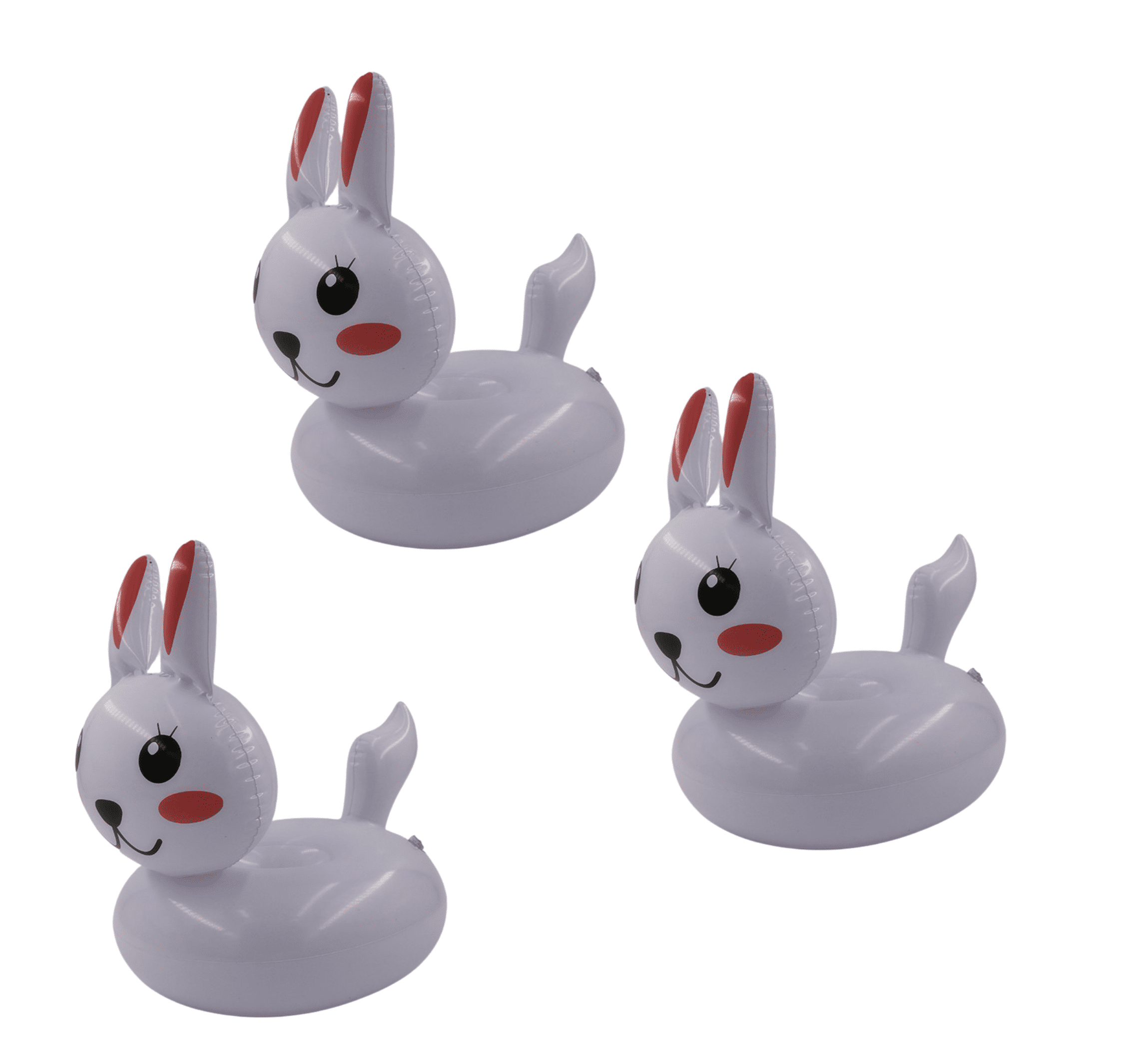 PonPom Inflatable Drink Holder, 3 Pcs Cup Holder & Drink Floating for ...