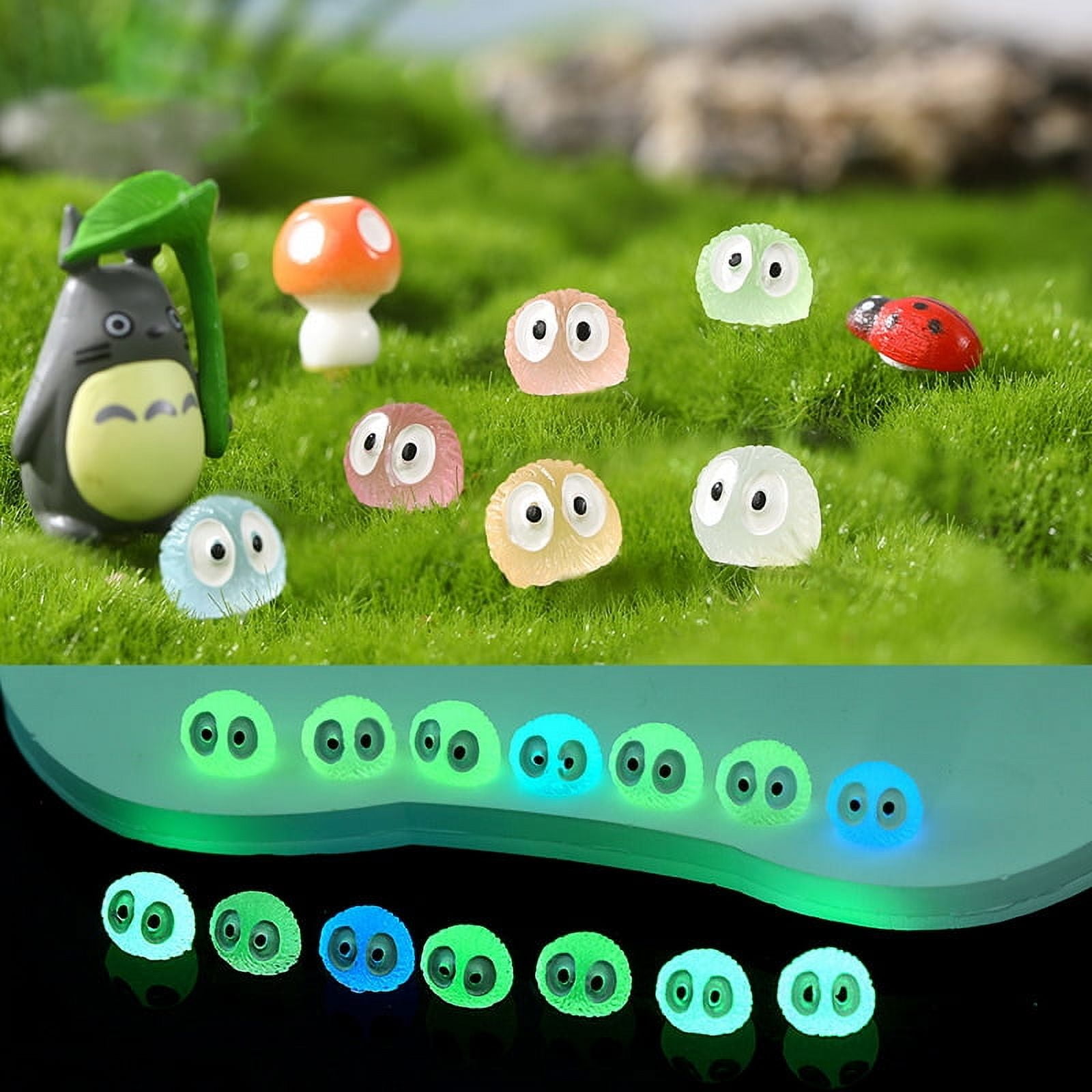 PonPom Luminous Ghost Micro Landscape Accessories Garden Decoration ...