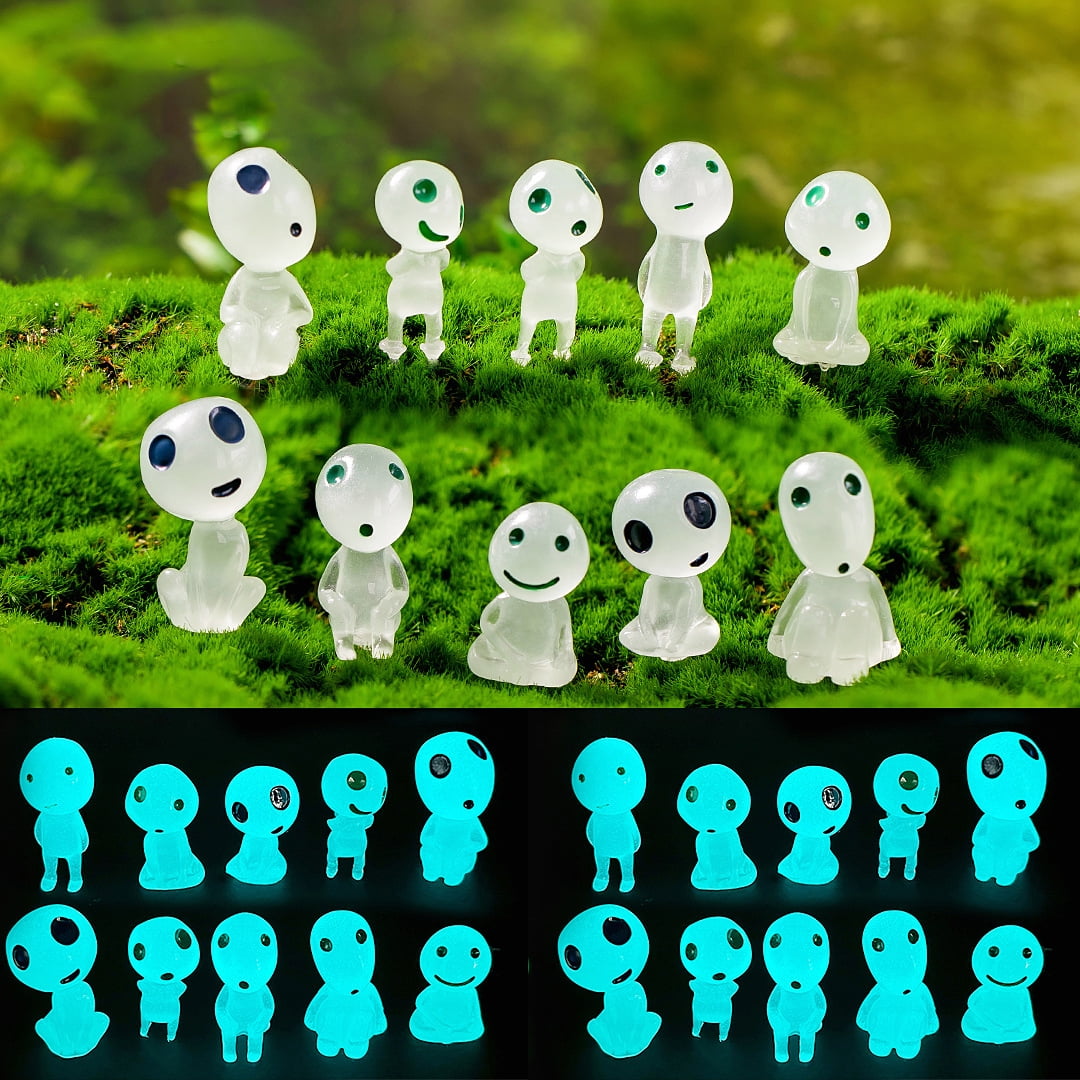 PonPom Luminous Ghost Micro Landscape Accessories Garden Decoration ...