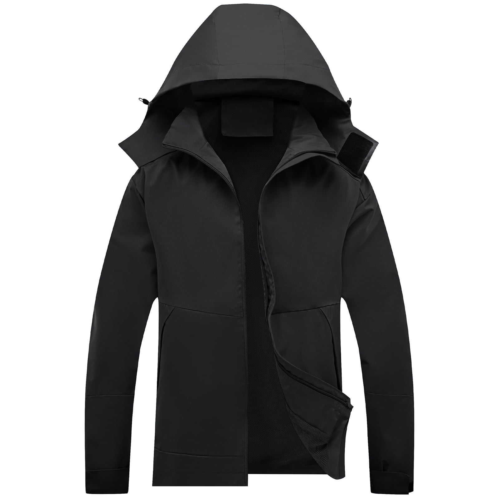 Ponceau Rain Jackets for Men Lightweight Men's Waterproof Windbreaker Jacket with Hood Men's ...