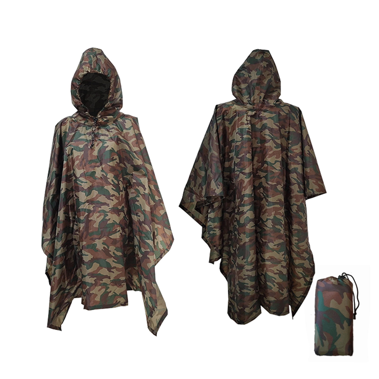 Poncho,3-in-1 Waterproof Rain Coat Picnic Mat Picnic Mat Blanket Sun ...