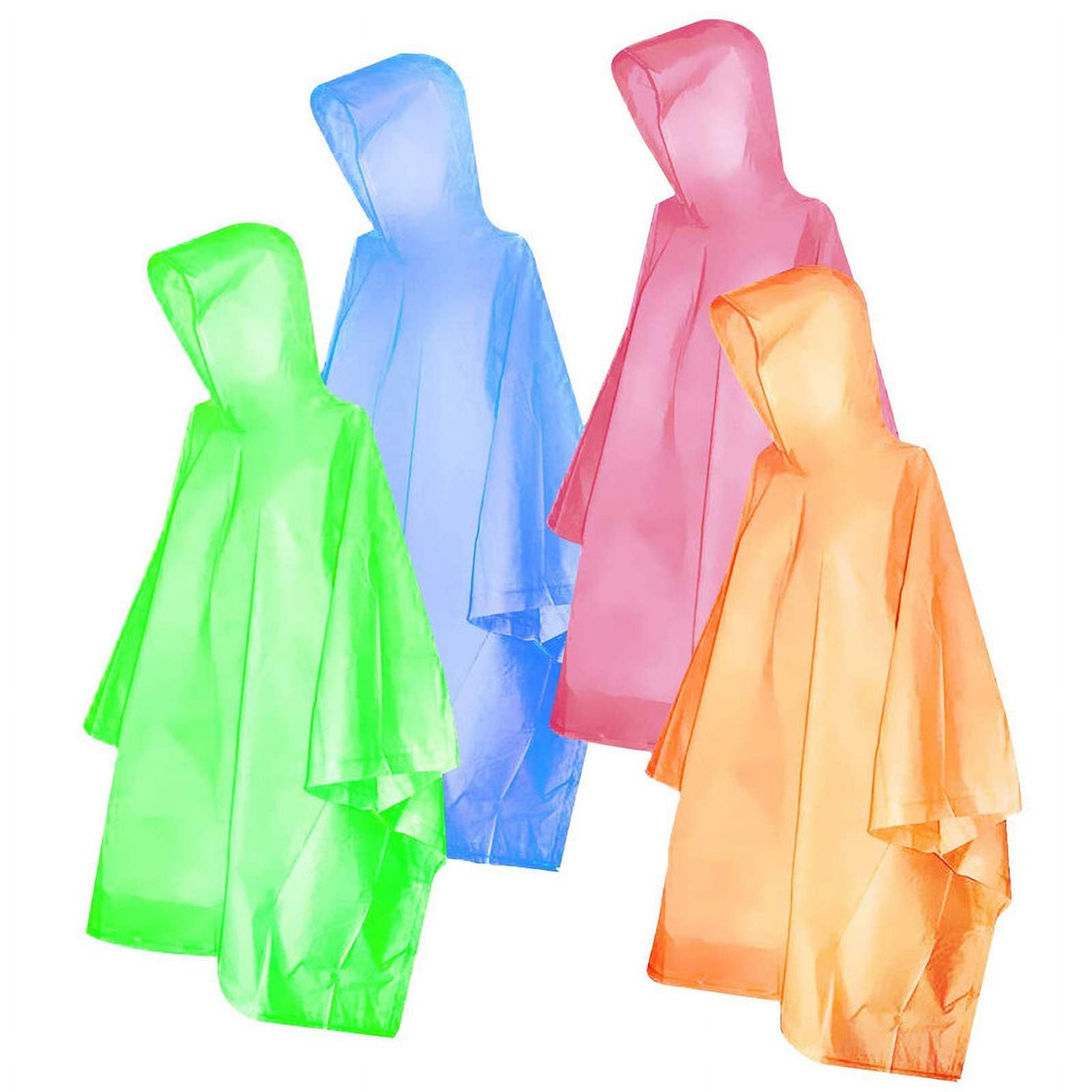 Reusable Travel Kids Ponchos, Waterproof Portable Disposable Raincoats ...