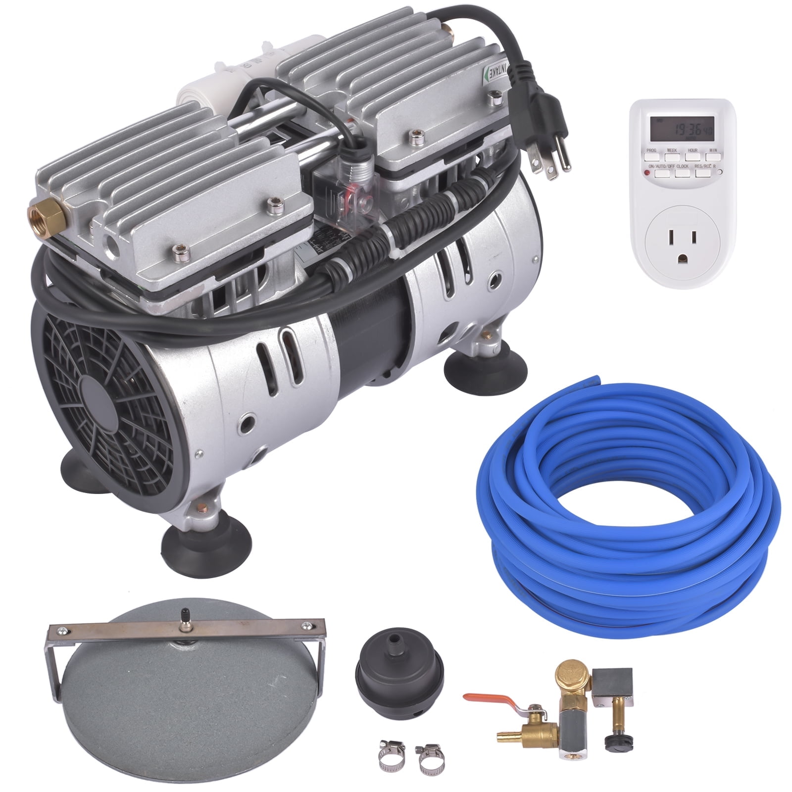 Pond Aerator 550W Pond Aerators for Outdoor Ponds, 5.2CFM for up to 1 ...