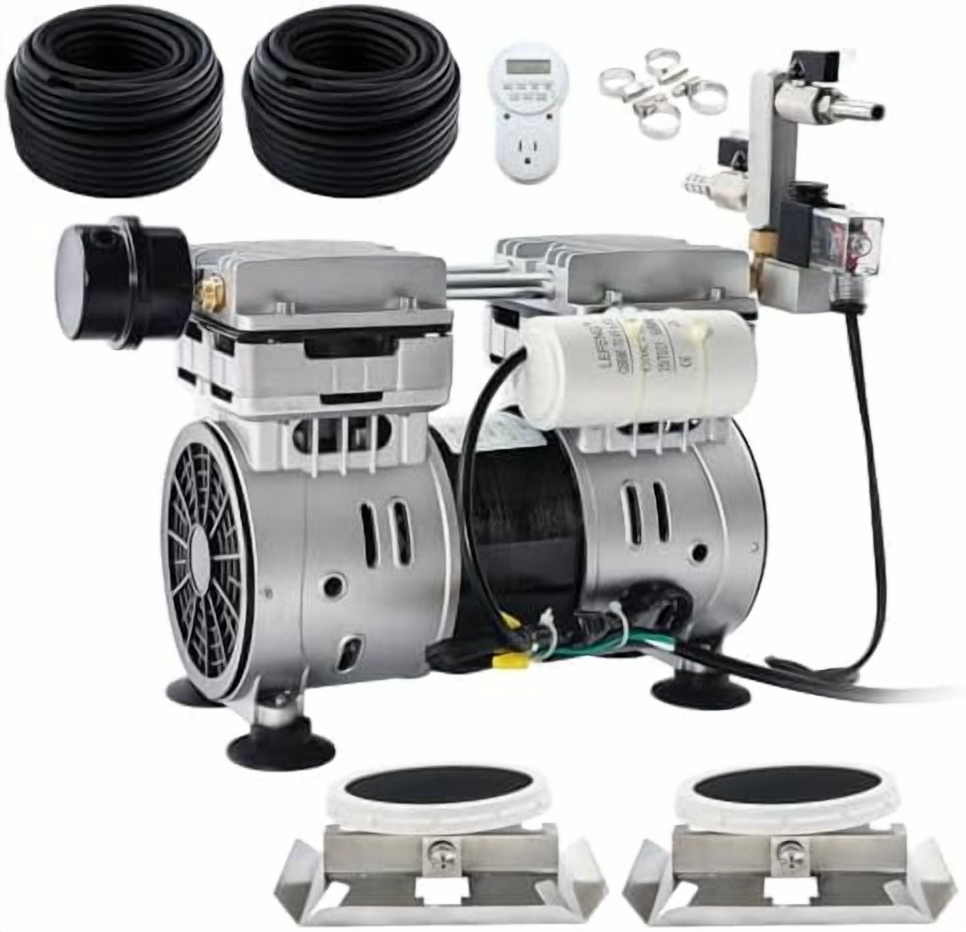 Pond Aerator, 750W 4.6CFM Pond Air Pump Aerator Outdoor for 3 Acres ...
