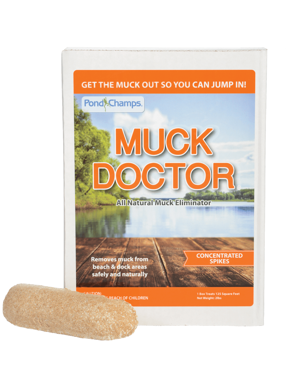 Pond Champs Muck Doctor, 2lbs, Muck and Algae Remover, Water Clarifier ...
