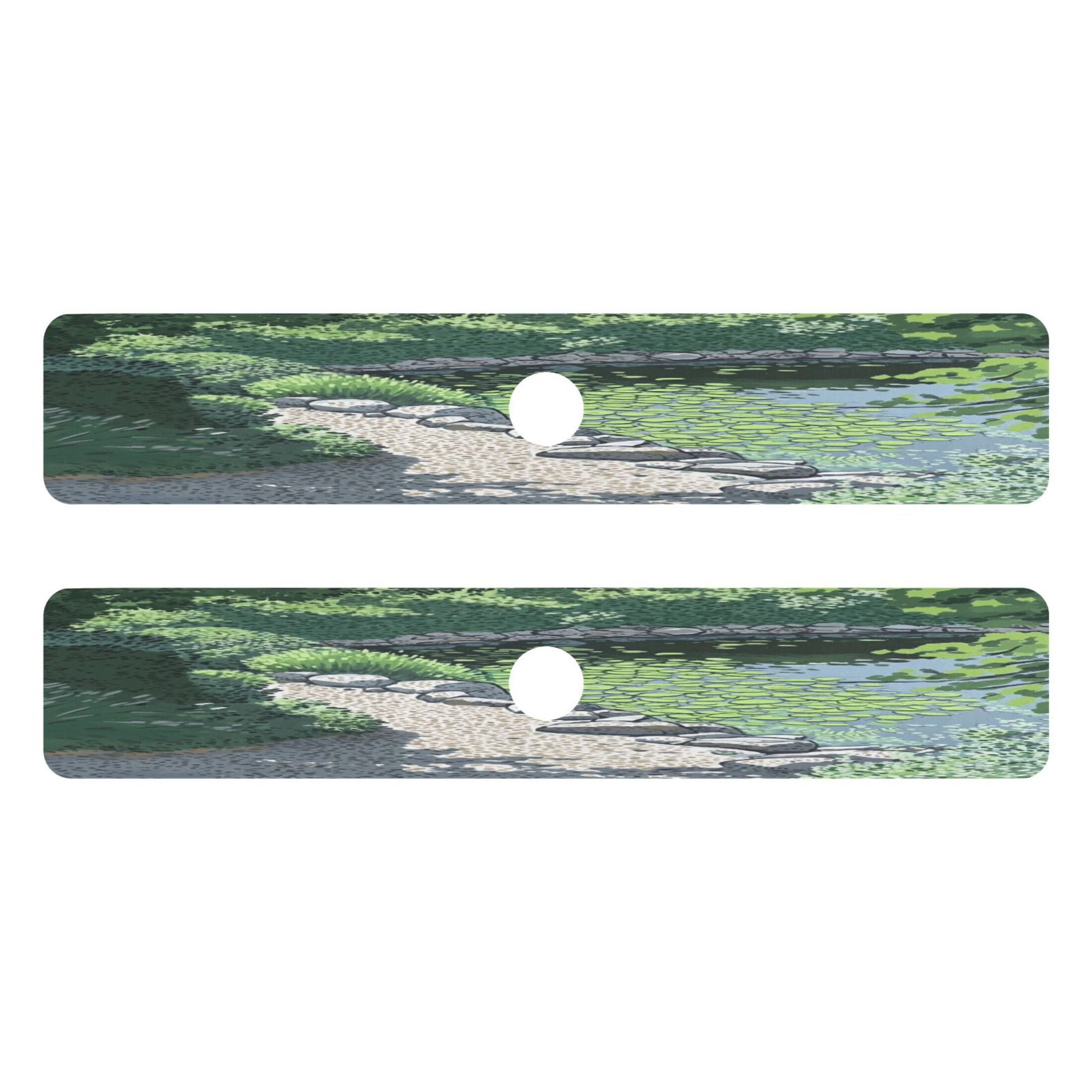 Pond Extra Long Silicone Algae Sink Mat 30x5.4in 2 Pack Waterproof Pad ...