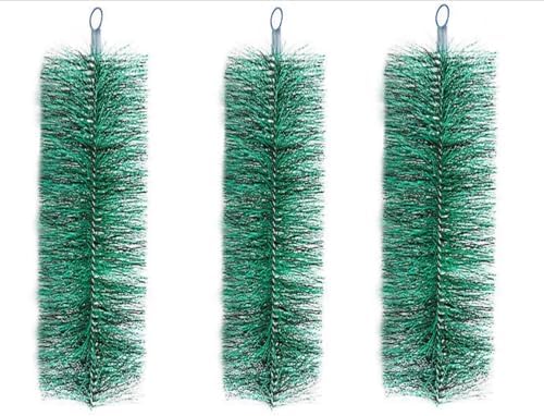 Pond Filter Brushes 24 Inch Long by 6 Inch Diameter Pack of 3, Brush ...