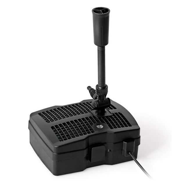 Pond Filter Pump, Submersible Fountain Water Pump with 3 Fountain Heads ... Pond Filter Pump, Submersible Fountain Water Pump with 3 Fountain Heads ...