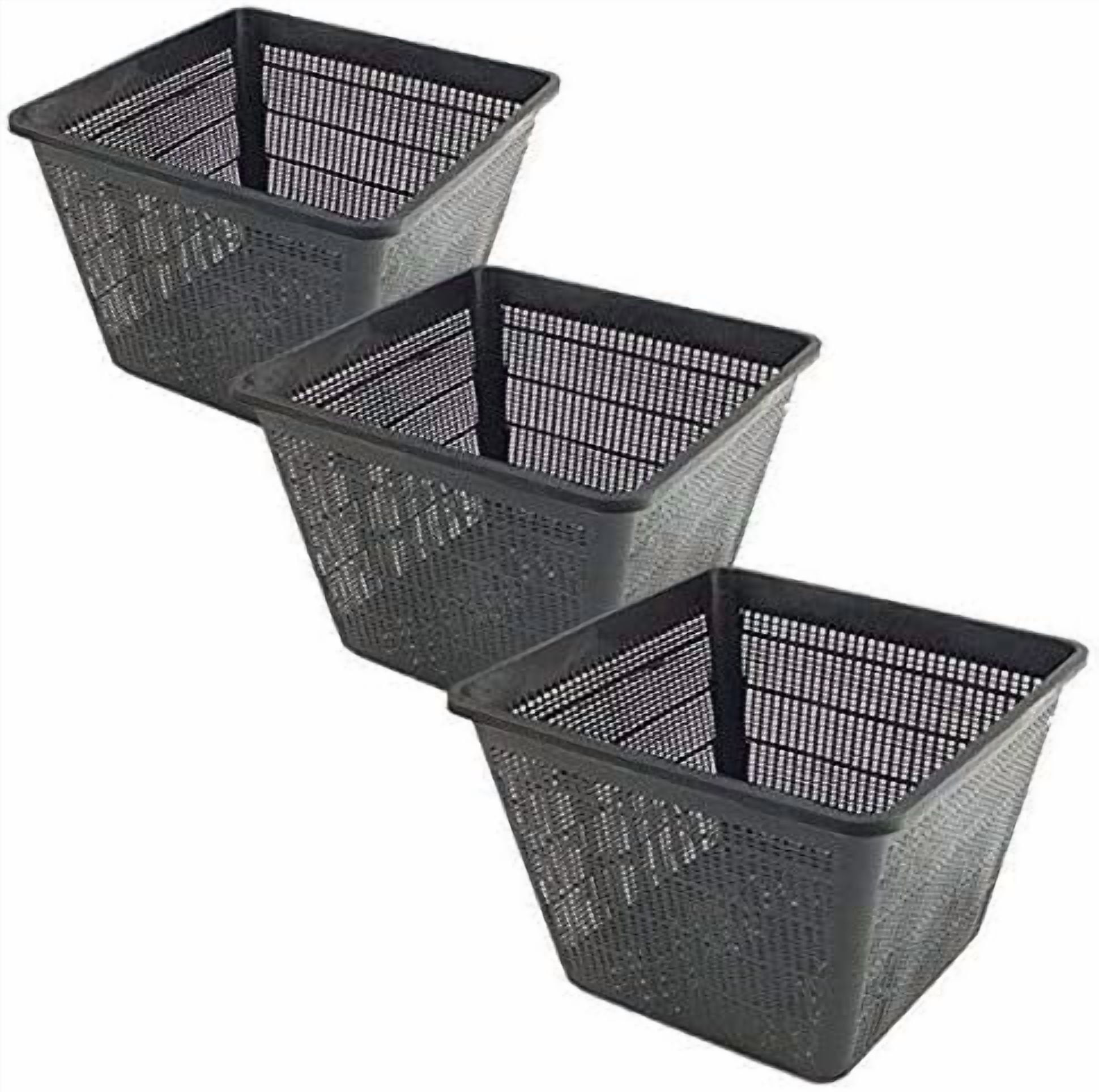 Pond H2o Water Garden Pond Slotted Mesh Plastic Square Aquatic Plant ...