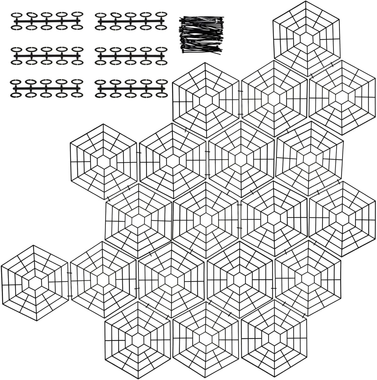 Pond Net,Pond Guard Net Protectors,Plastic Web Hexagonal Pond Netting ...