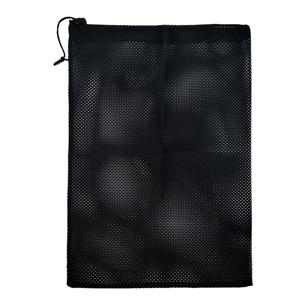 Pond Pump Filter Mesh Bag with Drawstring 18.5x18.5in Black Polyester ...
