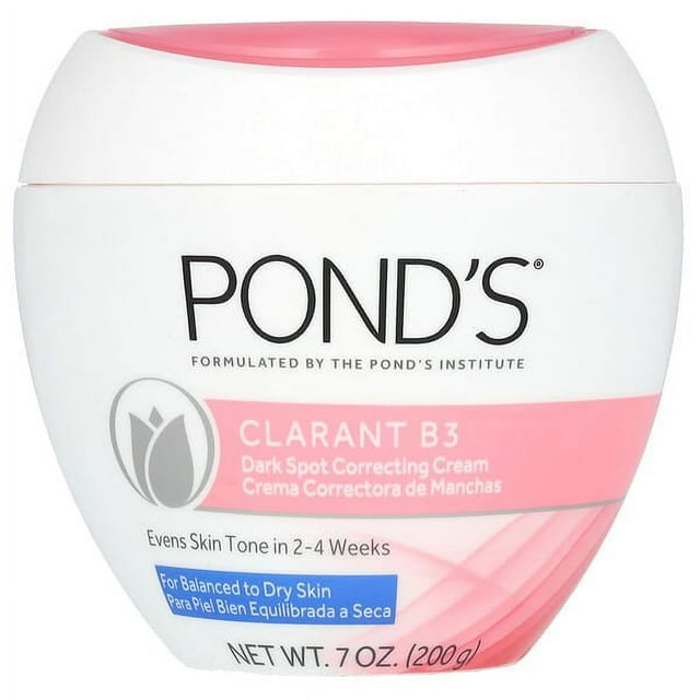 Pond's, Clarant B3 Dark Spot Correcting Cream, 7 oz - Walmart.com Pond's, Clarant B3 Dark Spot Correcting Cream, 7 oz - Walmart.com