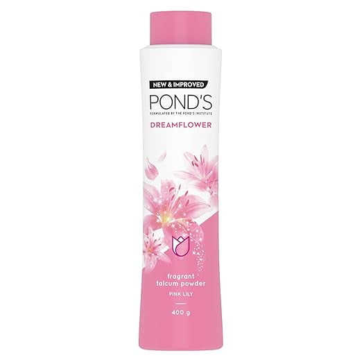 Pond’s Dreamflower, Pink Lily Fragrant Talcum Powder, 400g COMBO PACK ...